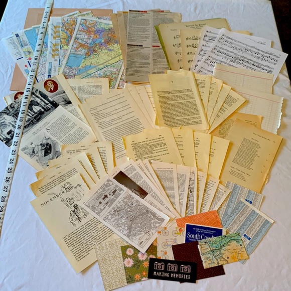 Other | Over 5 Vintage Book Pages For Junk Journals And Paper Crafts ...